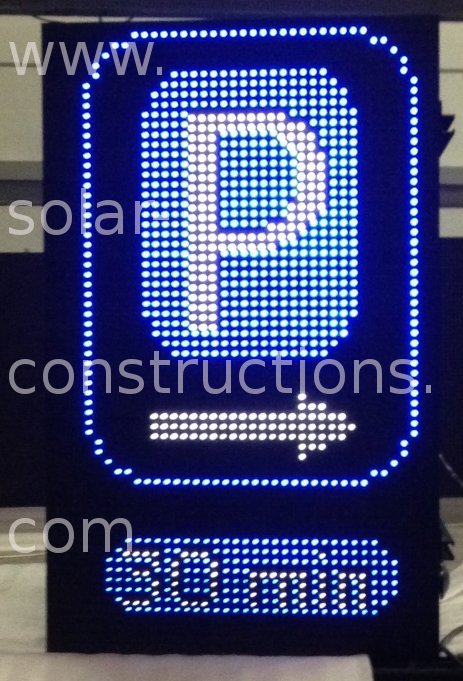Solar LED signalisation